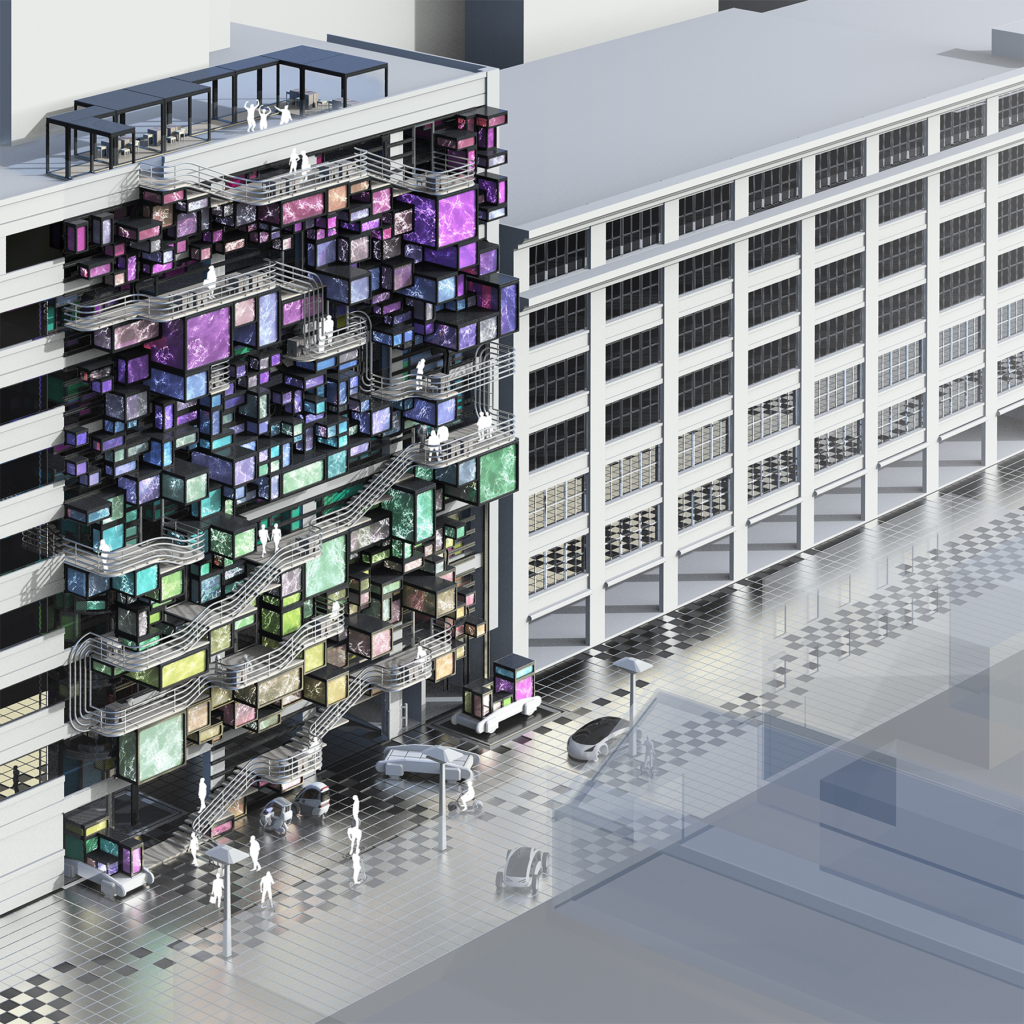 Autonomous Spaces: Autonomous Vehicle + Storage Space - Pratt Shows 2020